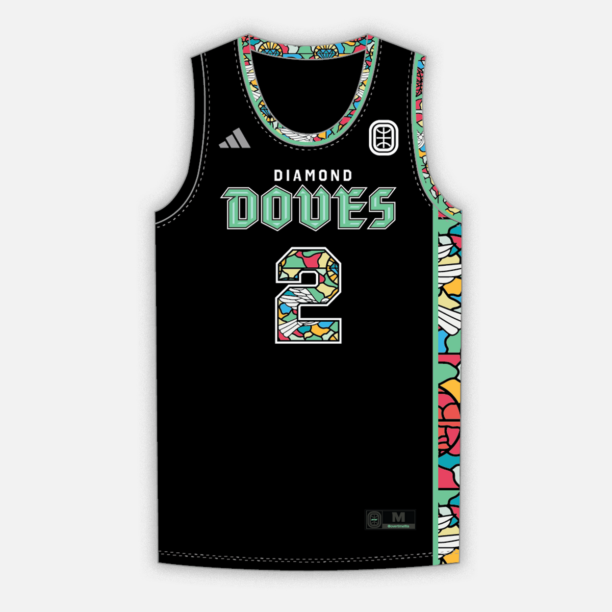 Diamond Doves adidas Jersey – OVERTIME