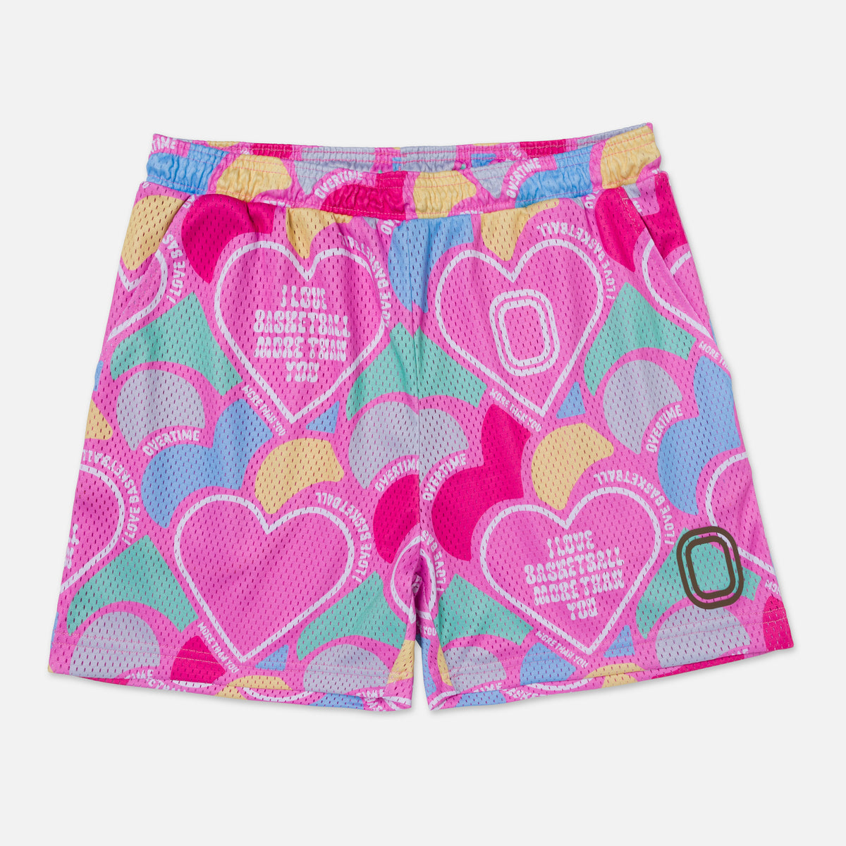 Kids Overtime I Love Basketball Shorts – OVERTIME