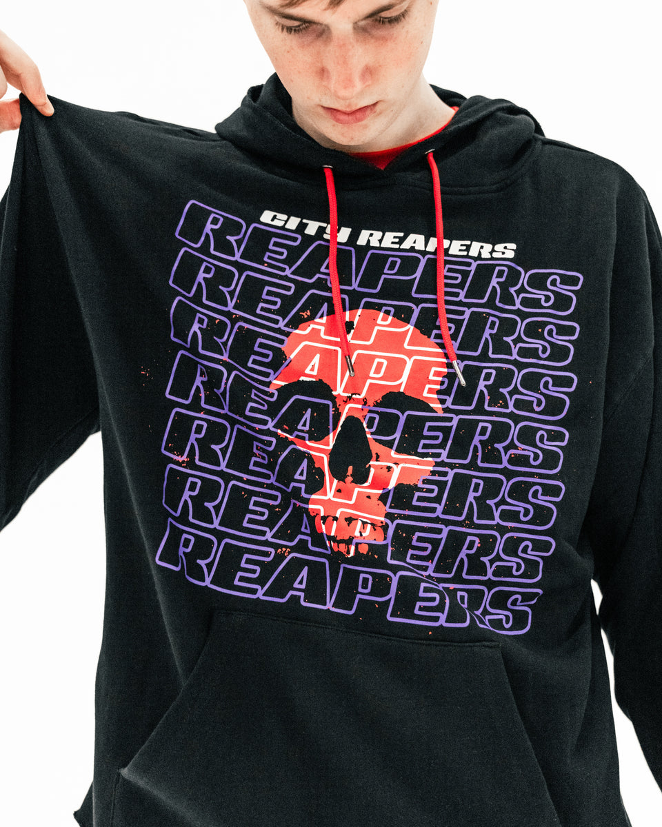 City Reapers Stack Hoodie Raw Edge – OVERTIME
